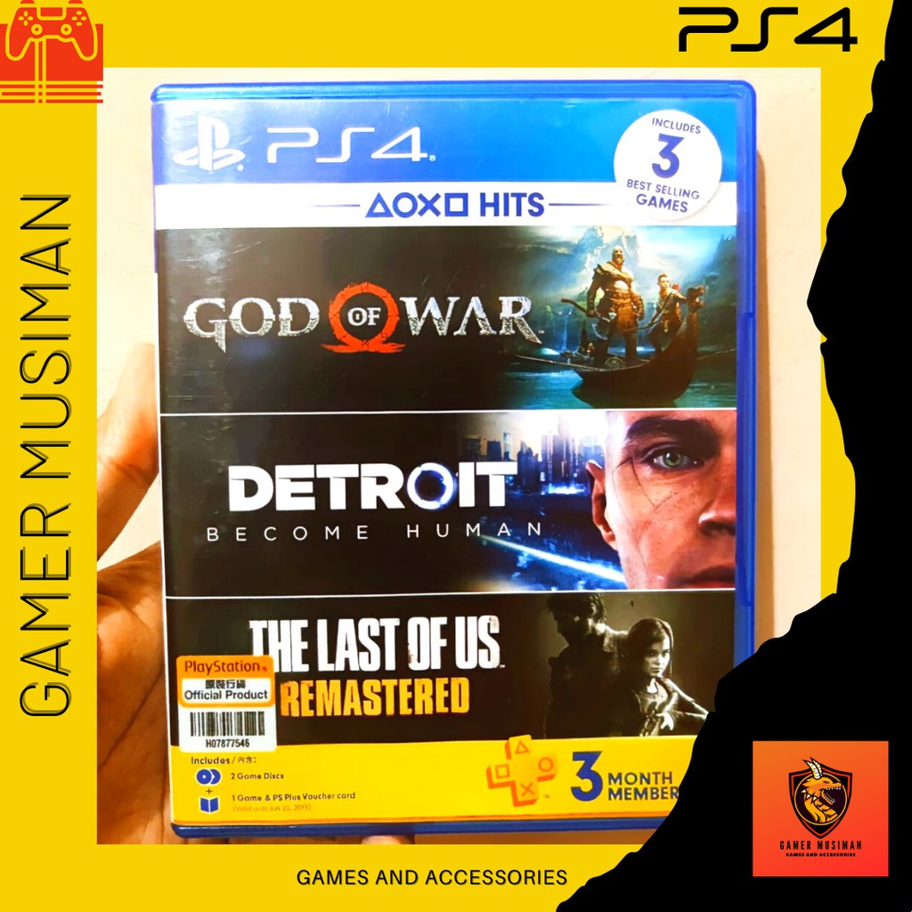 Jual BD PS4 MEGAPACK GOD OF WAR 4 + DETROIT - SECOND MULUS | Shopee ...