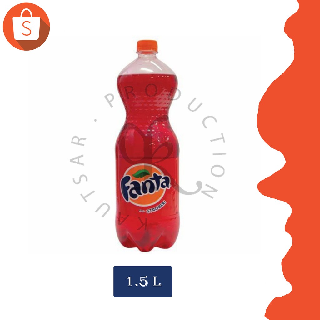 Jual Minuman Segar Fanta Merah 1Liter/1.5L | Shopee Indonesia
