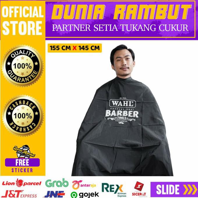 Jual Jnt Cod]] Cape / Kep / Kain Kip Cukur Potong Barber Salon Wahl ...