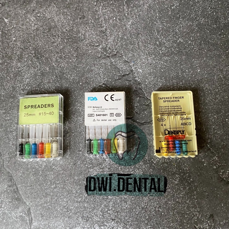 Jual finger spreader files hand use endodontic / untuk latihan pada ...