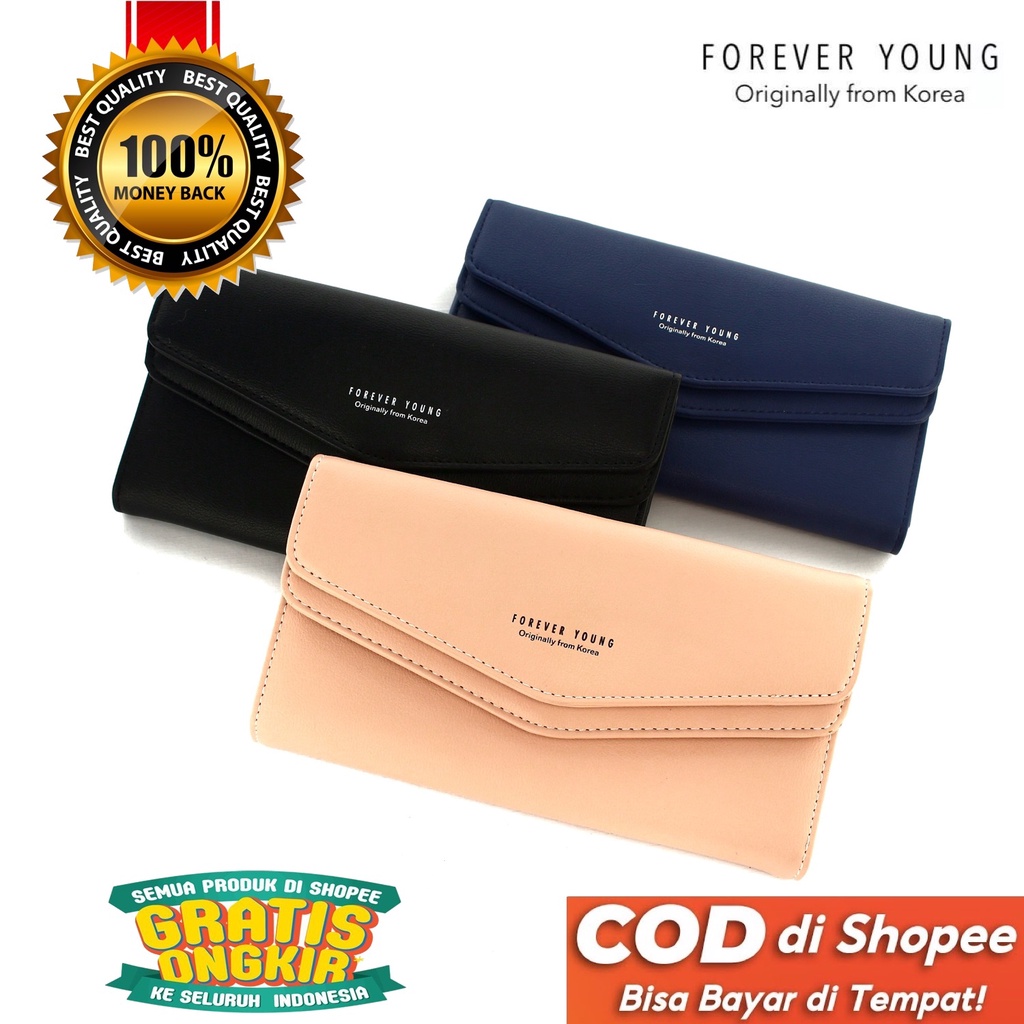 Jual TOKOKOE - Dompet Wanita Cantik Model Panjang Korea Original ...