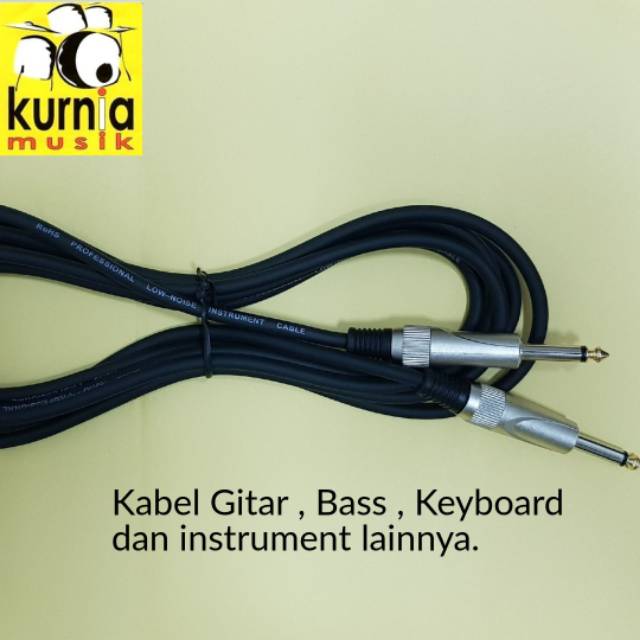 Jual Kabel Jack Gitar 3 Meter RUSSEL High Quality Kabel Instrument | Shopee Indonesia