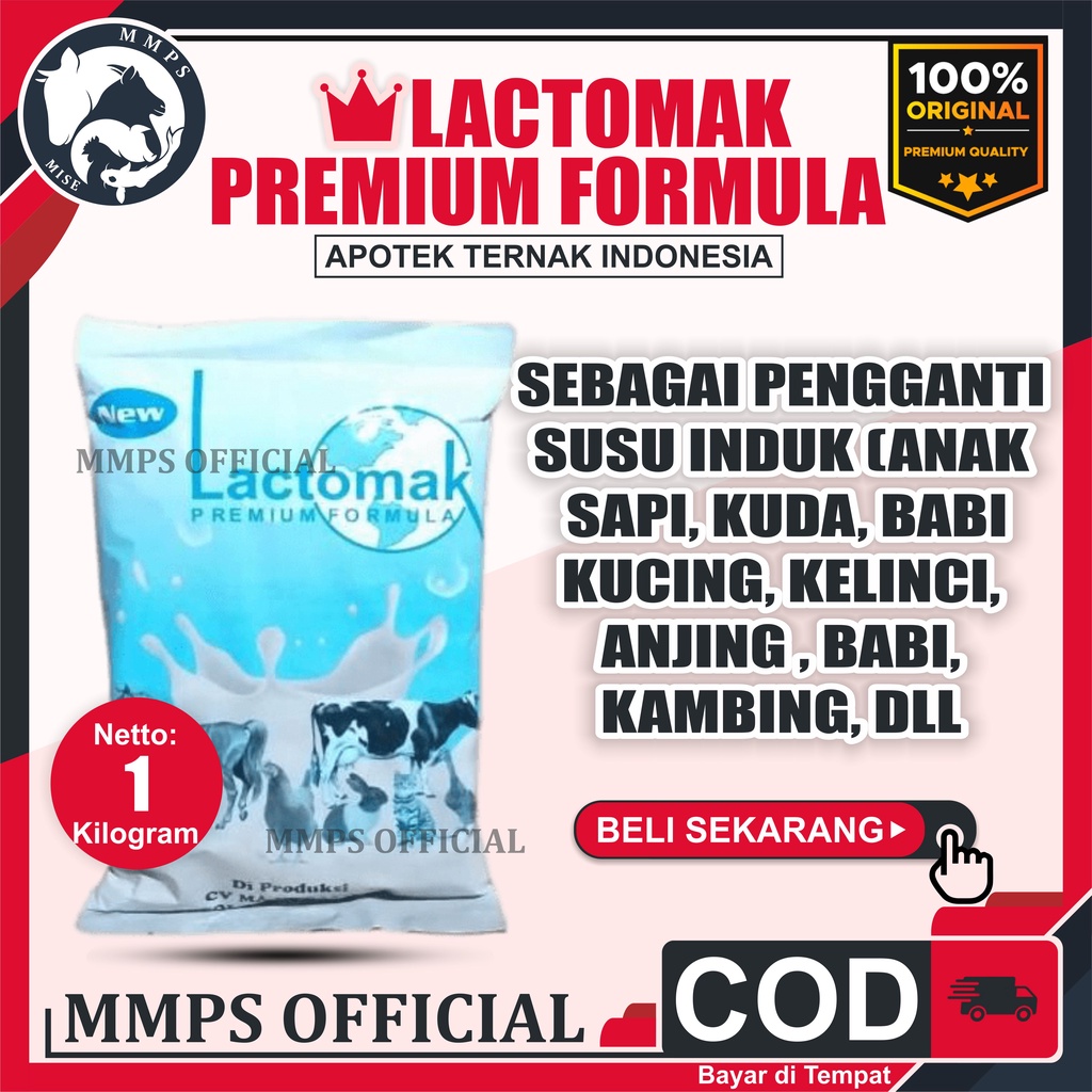 Jual susu anak sapi kelinci kambing domba new lactomak / susu laktomax ...