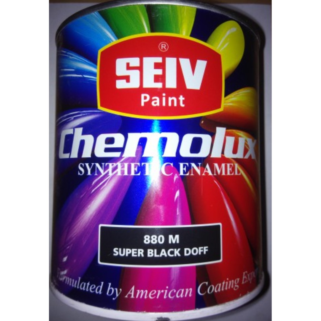 Jual CAT KAYU BESI SEIV Hitam Doff Black Kilap 1 KG | Shopee Indonesia