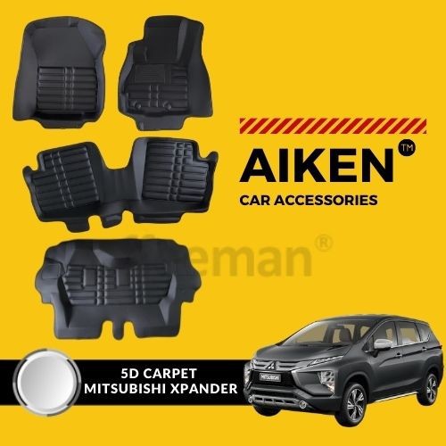 Jual Mitsubishi Xpander Premium Karpet Carpet Car Mat 5D Black Plug ...