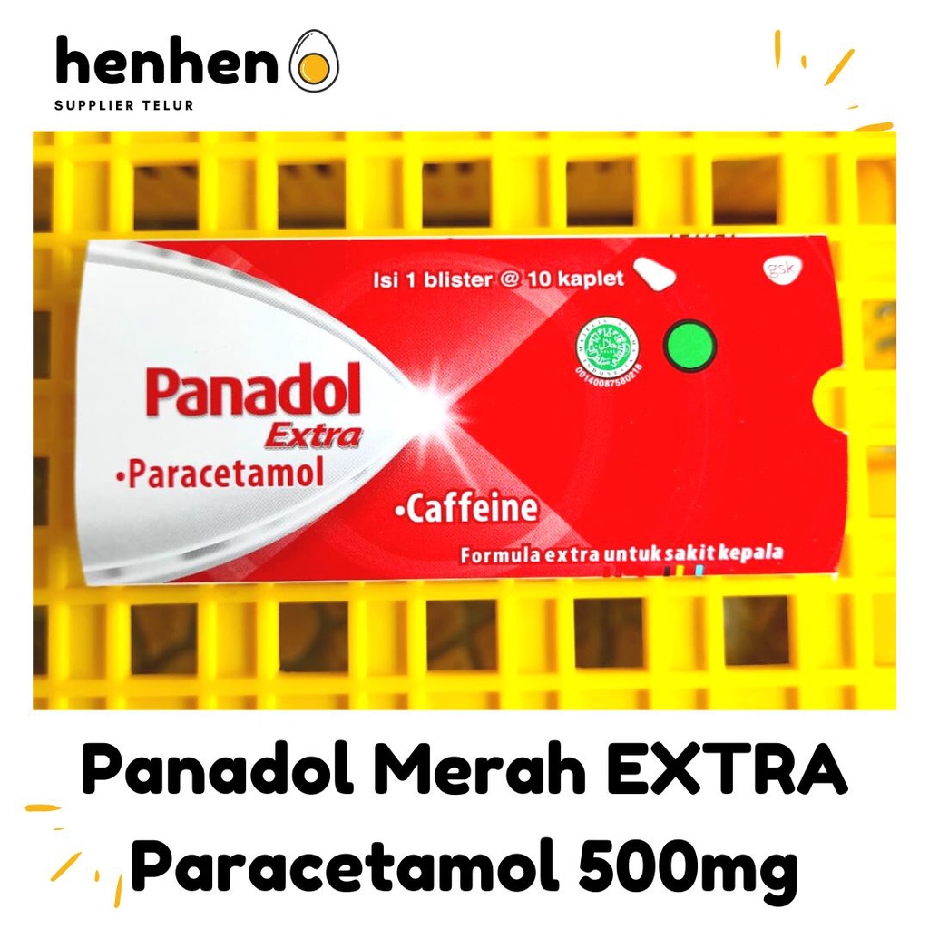 Jual PANADOL MERAH EXTRA PARACETAMOL 500 MG | Shopee Indonesia