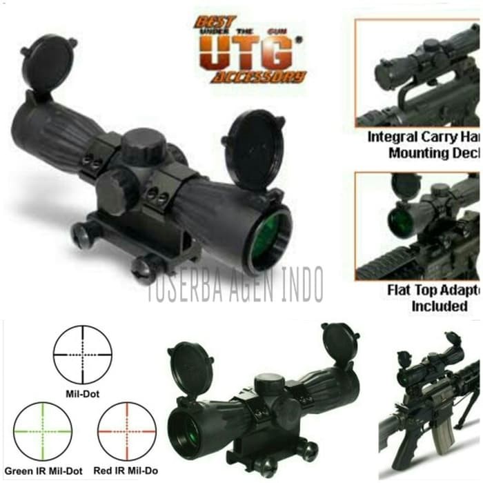 Jual Telescope UTG Leapers 4x32 RGB Illuminated Reticle Glass Fix Zoom ... Jual Telescope UTG Leapers 4x32 RGB Illuminated Reticle Glass Fix Zoom ...