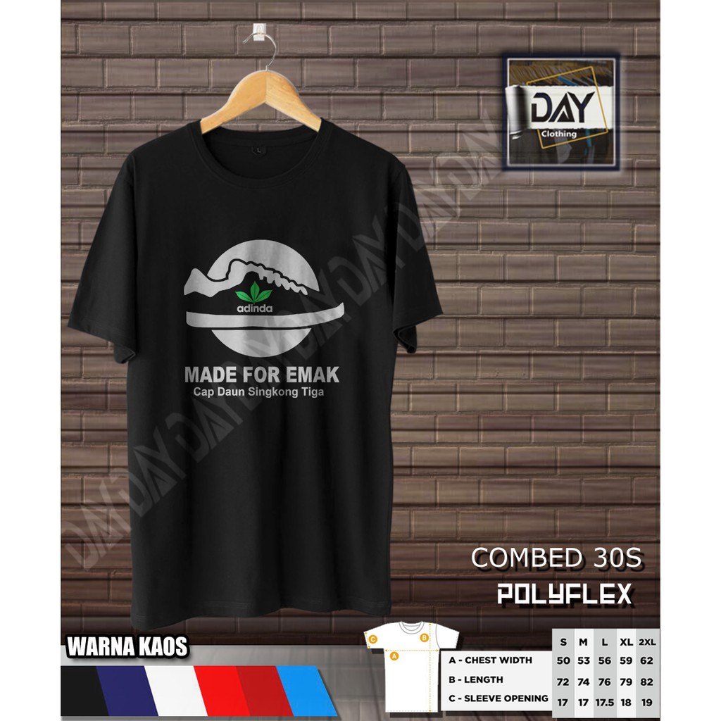 Jual Kaos Pria murah Adinda cap daun singkong tiga made for emak preman ... Jual Kaos Pria murah Adinda cap daun singkong tiga made for emak preman ...