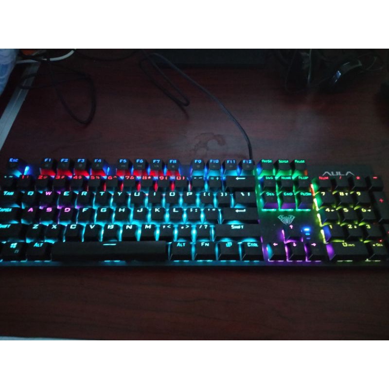 Jual Keyboard AULA S-2022 Black | Shopee Indonesia