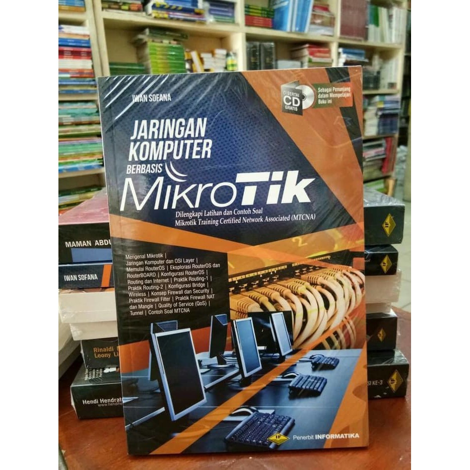 Jual Buku Mikrotik - jaringan komputer berbasis mikrotik ori | Shopee ...