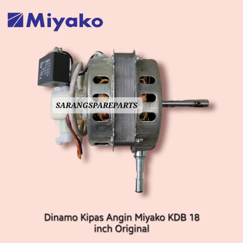 Jual DINAMO KIPAS ANGIN MIYAKO KDB 18 INCH ORIGINAL TEMBAGA | Shopee Indonesia