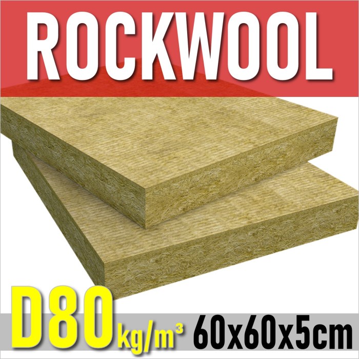 Jual ROCKWOOL PEREDAM SUARA D80 BUSA PEREDAM SUARA UKURAN 60X60X5 CM ...
