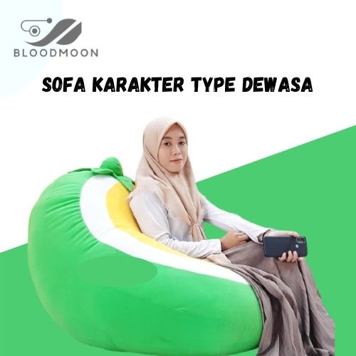 Jual Sofa Kursi Busa Karakter Jumbo Untuk Orang Dewasa Model Lucu Buah ...