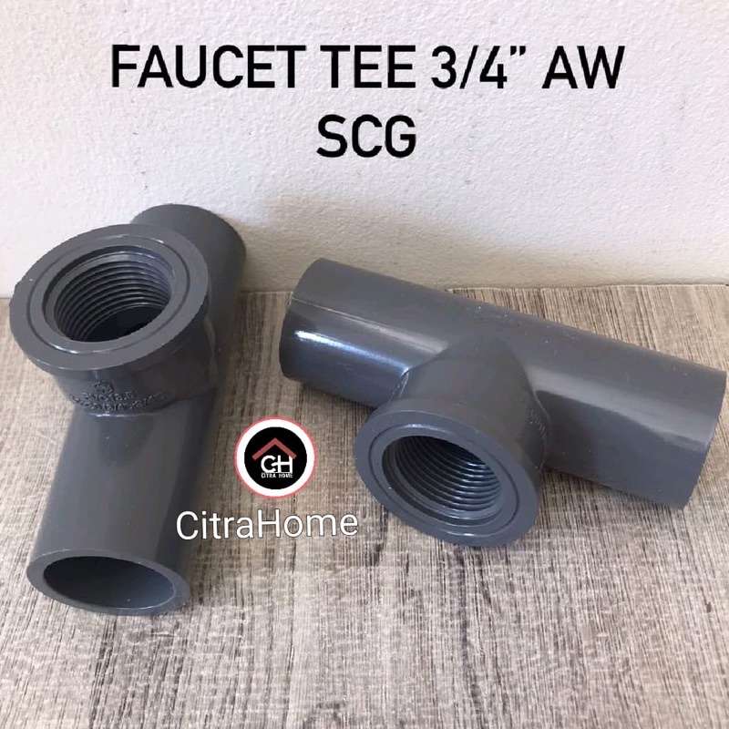 Jual TDD Faucet Tee 3/4” AW SCG | Shopee Indonesia