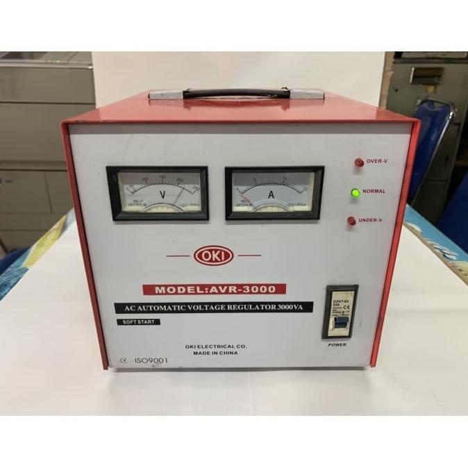 Jual Stabilizer Stavol Listrik Oki 3000 Watt | Shopee Indonesia