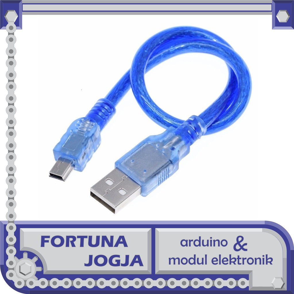 Jual Kabel USB 2.0 to Mini USB 30cm | Shopee Indonesia