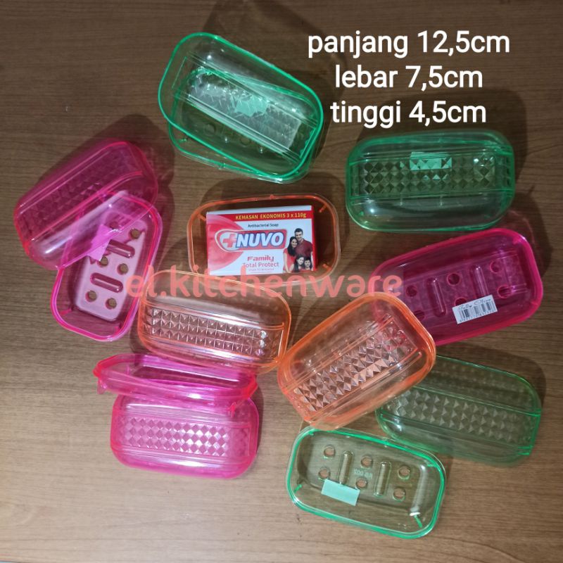 Jual tempat sabun mandi batangan jelly olive soopi Crystal- RB902 ...