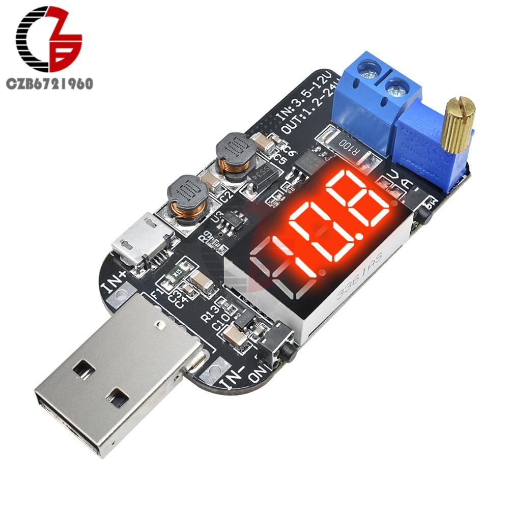 Jual PREORDER DC-DC Buck Boost Coverter Module 3W 3.5-12V to 1.2-24V ...