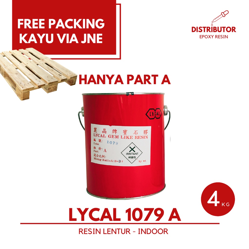 Jual Resin bening lycal lentur - Lycal 1079 - Part A katalis 4kg ...