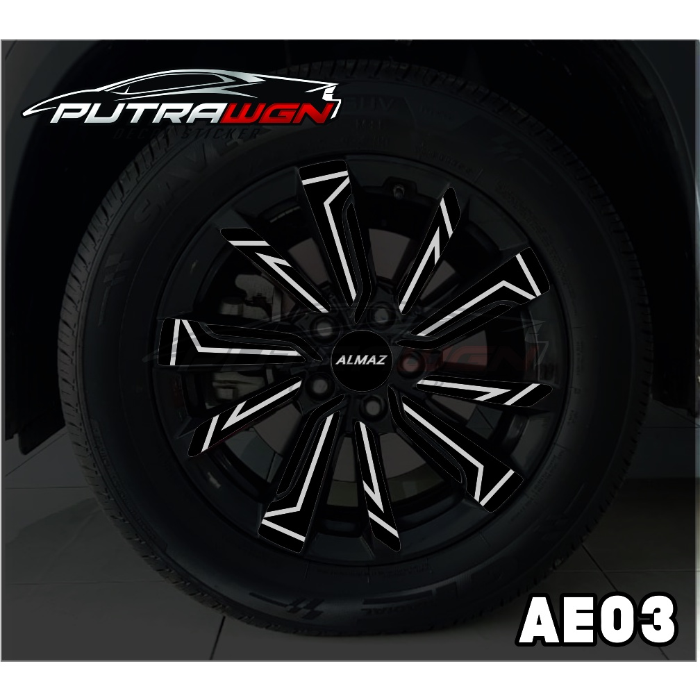 Jual STICKER VELG WULING ALMAZ EXCLUSIVE AE03 | Shopee Indonesia
