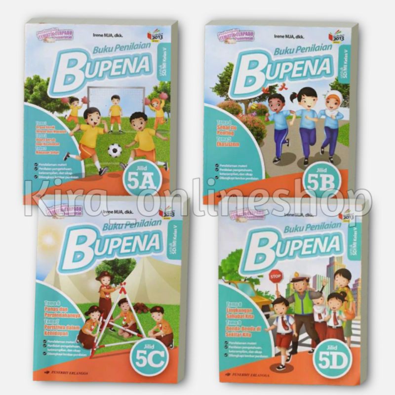 Jual BUKU BUPENA KELAS 5 JILID 5A, 5B, 5C, DAN 5D KURIKULUM 2013 ...