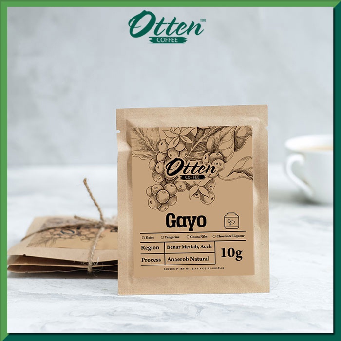 Jual Drip Coffee 10g Arabica Aceh Gayo Anaerob Natural (4 Sachet ...