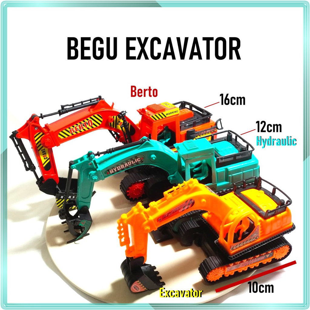 Jual EXCAVATOR TOYS mainan anak mobil mobilan BEGU ALAT BERAT mobil ...