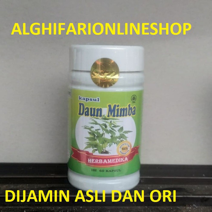 Jual KAPSUL DAUN MIMBA ORIGINAL 60KAPSUL HERBAMEDIKA HERBAL KESEHATAN ...