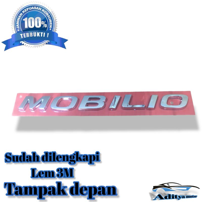 Jual Emblem Mobilio bacaan Mobilio logo Mobilio original product ...
