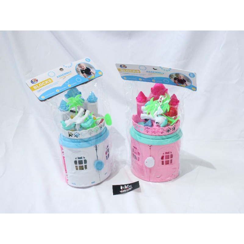 Jual DREAM CASTLE LH4 / MAINAN ANAK EDUKASI RUMAH RUMAHAN ISTANA MEGAH LUCU | Shopee Indonesia