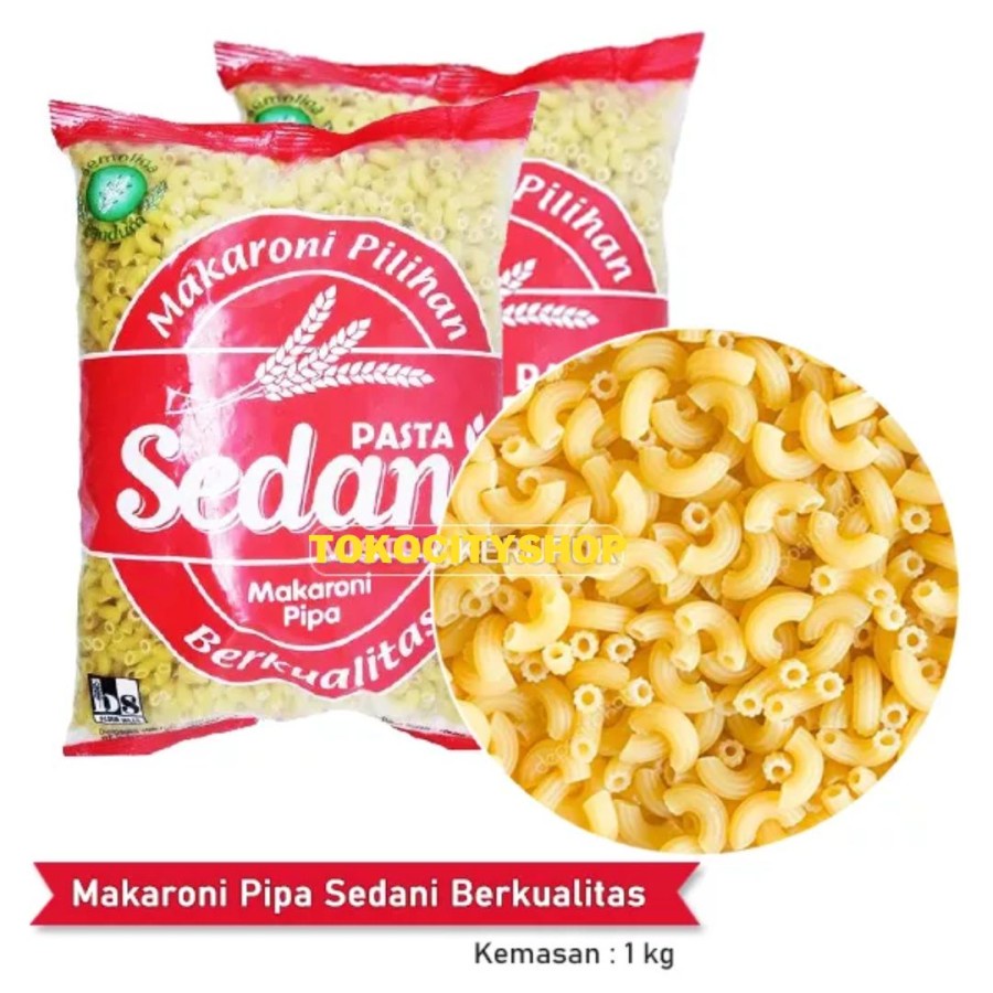 Jual Makaroni Rebus Sedani Macaroni Pipa Berkualitas 1KG | Shopee Indonesia