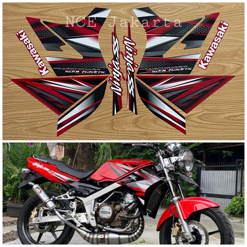 Jual STIKER STRIPING NINJA SS 2013 MERAH | Shopee Indonesia