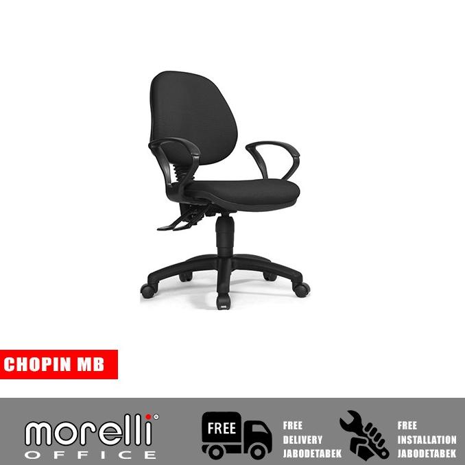 Jual Kursi Kerja / Kantor / Belajar Morelli Office Chopin Mb Hitam ...