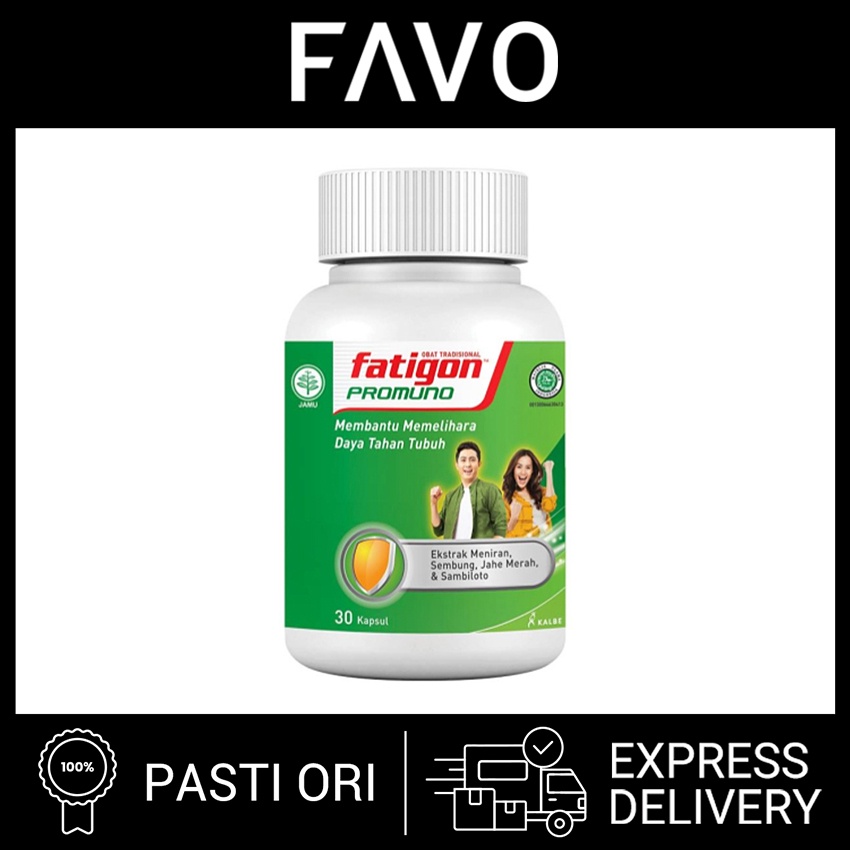 Jual Suplemen Multivitamin - Fatigon Promuno Botol - 30 Kapsul | Shopee ...