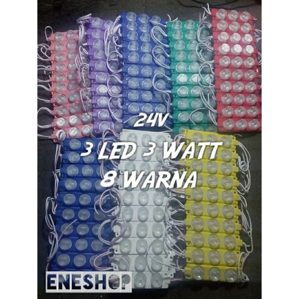 Jual Led modul 24v 3led 3watt TRUK/BIS | Shopee Indonesia