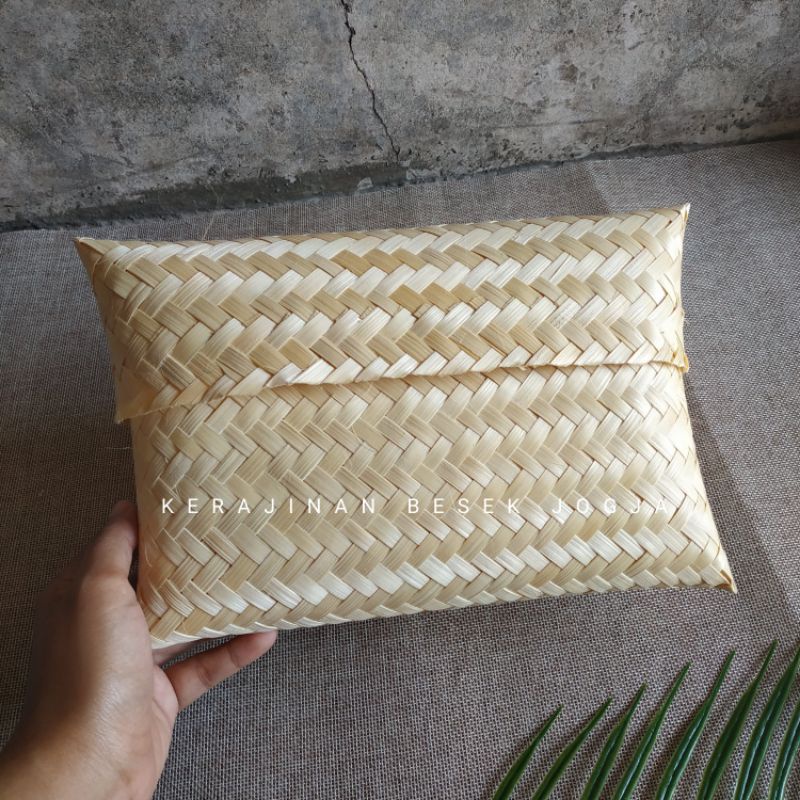 Jual DOMPET BAMBU LANCIP L BLICING 26x17cm/ CLOUCH BAMBU/ dompet ...