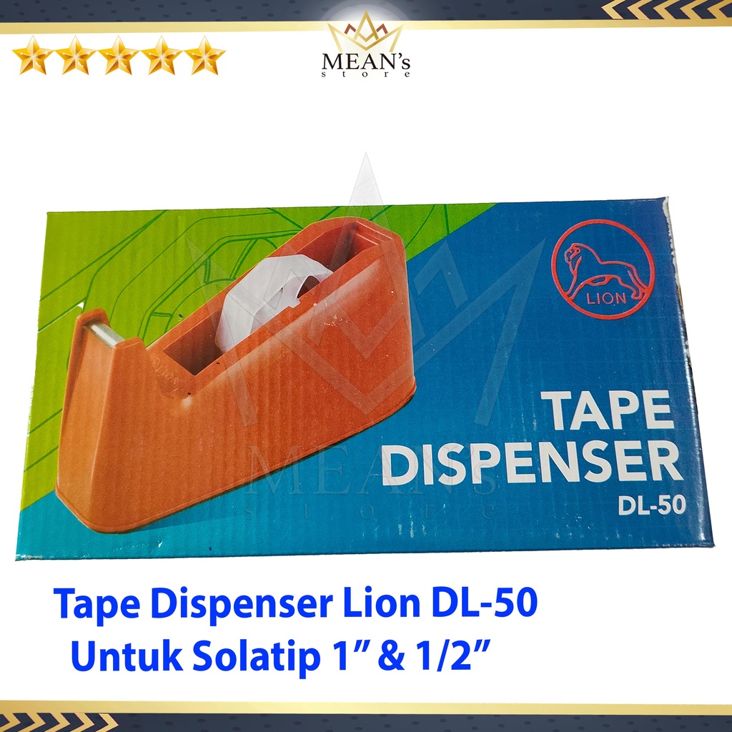 Jual Tape Dispenser Lion DL-50 / Pemotong Isolasi DL 50 / Alat Potong ...
