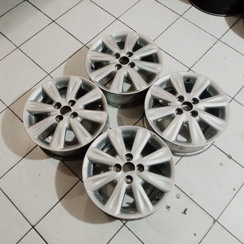 Jual VELG SEKEN ORIGINAL COPOTAN MOBIL TOYOTAN YARIS Palang 8 Ring 15 lebar 5,5 PCD 4X100 ET 45 ...