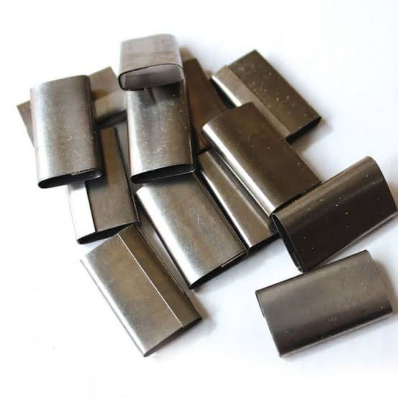 Jual klem seng besi 1kg packing paking tali kuning straping band ...