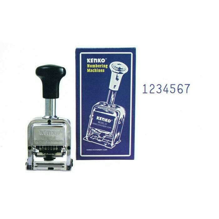 Jual Numbering stampel 7 digit angka Kenko | Shopee Indonesia