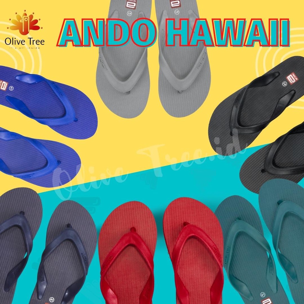 Jual Sandal Jepit Ando Hawaii 100% Original Ando Hawai Sandal Jepit ...