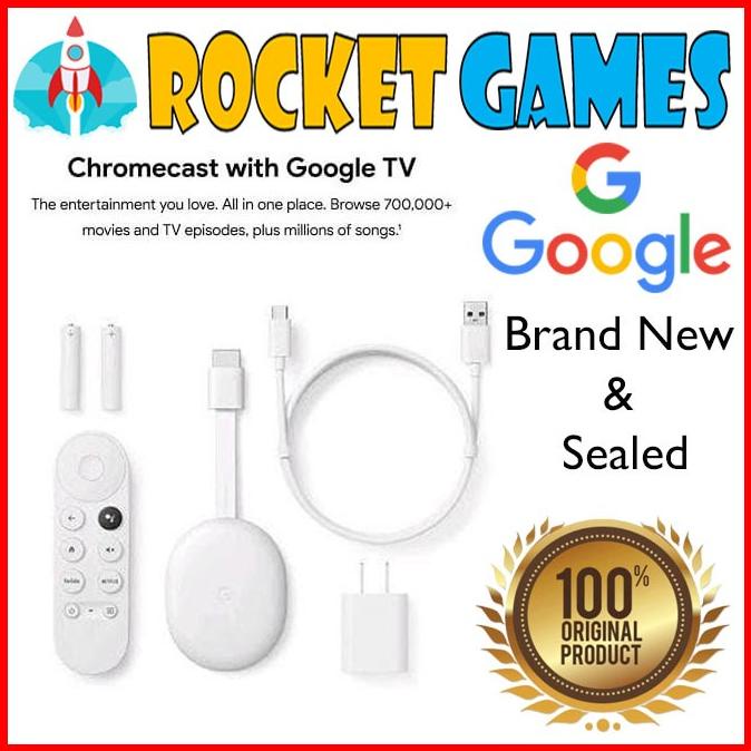 Jual Google Chromecast With Google Tv / Chrome Cast 4 / Chromecast 4 ...