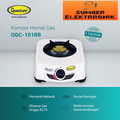 Jual Kompor Gas LPG Quantum 1 Satu Tungku QGC 101 RB QGC-101RB QGC101RB ...