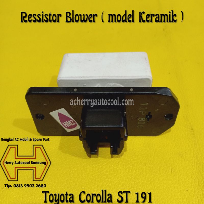 Jual Resistor Blower Ac Mobil Model keramik Toyota Corolla ST191 ...