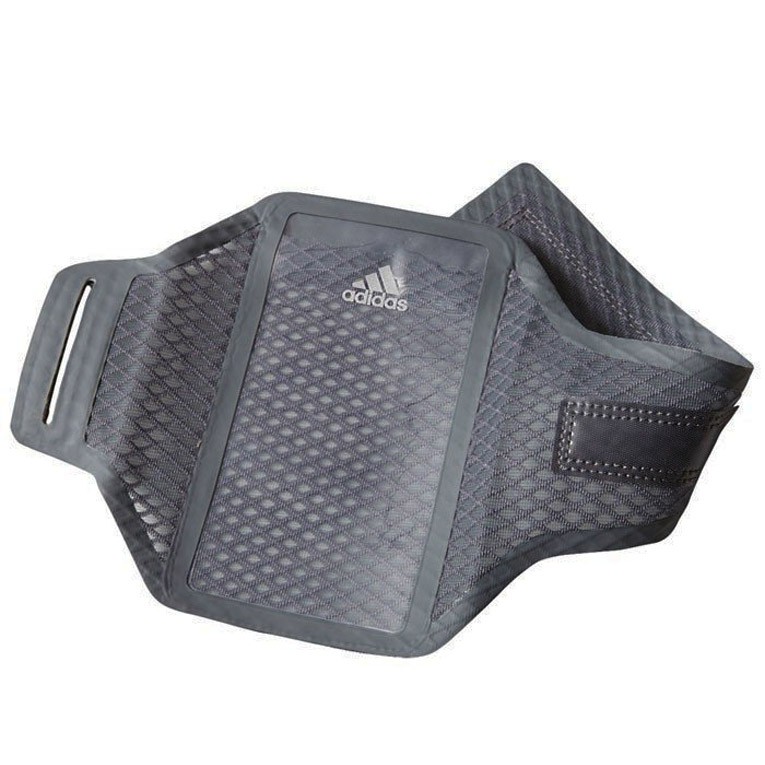 Jual Adidas Run Media Arm Pouch Cell Phone Running Gym Bag DT7087 Grey ...