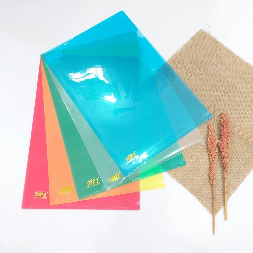 Jual MAP PLASTIK/MAP "L" CLEAR SLEEVES FOLIO SUPER POP1 PERBIJI ...