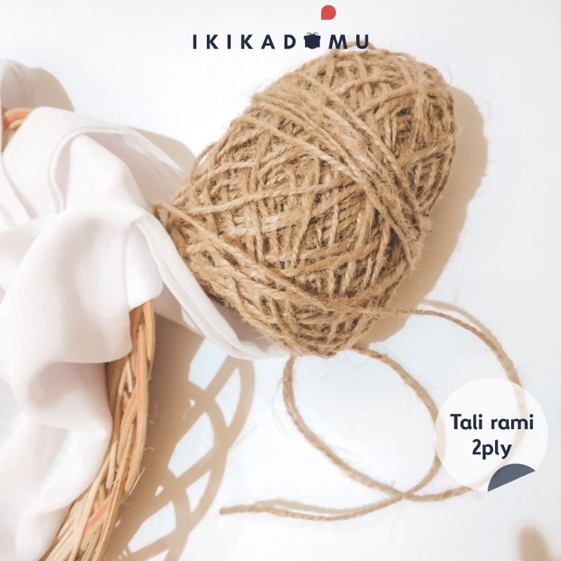 Jual Tali Rami 2 ply - Hemp Rope, Tali hang tag | Shopee Indonesia