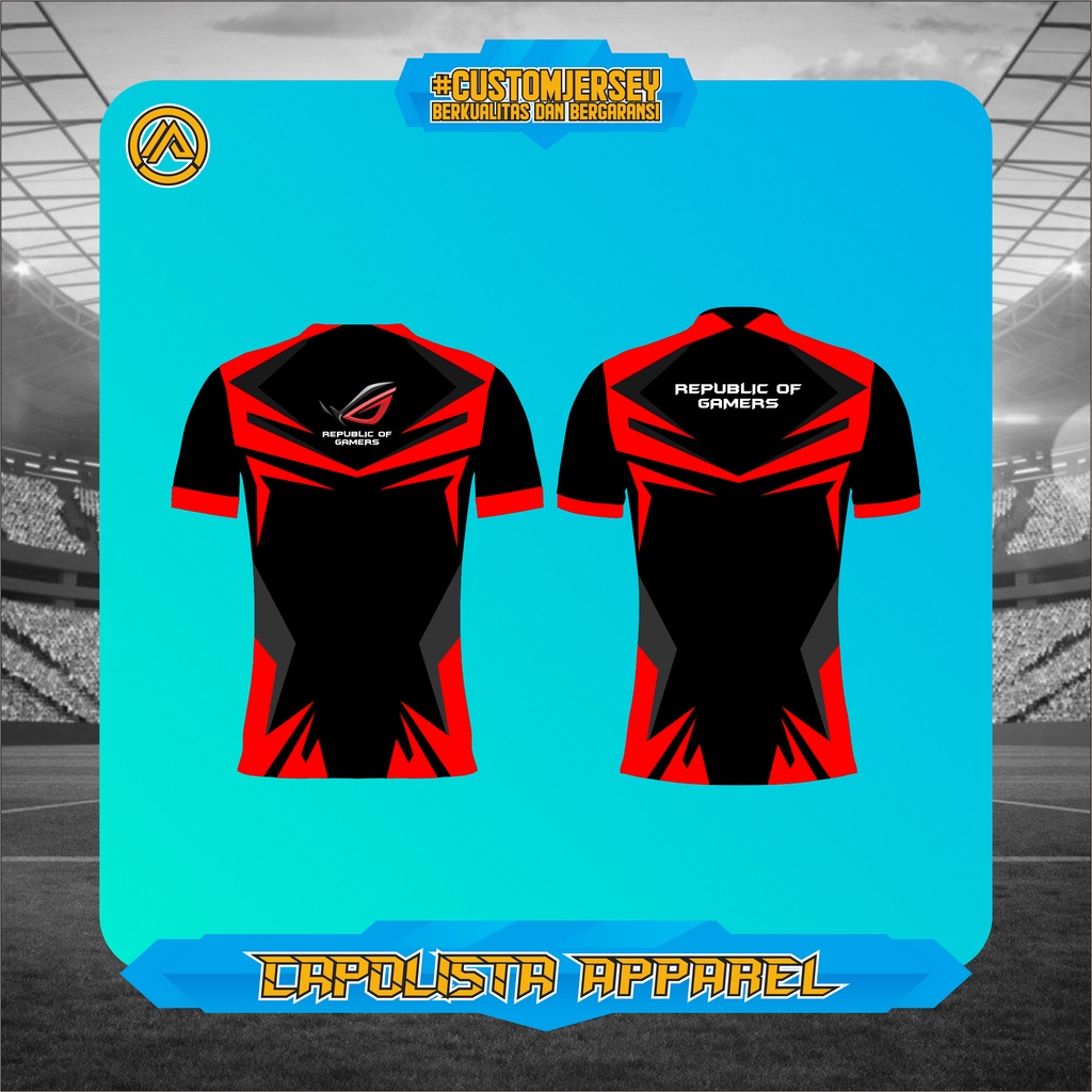Jual Jersey baju Gaming game Esport Custom Full Printing murah ( bisa ...