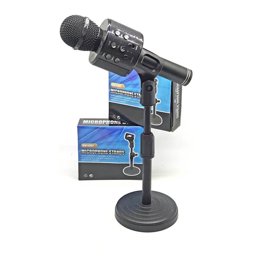 Jual RoxiStore - Stand Mic 360 Microphone Meja / Stand Mic Holder ...