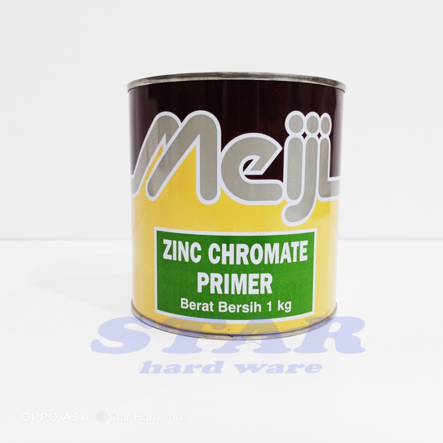 Jual MEIJI Meni Besi Zinc Chromate Kaleng 1 Kg /Cat Dasar Besi Primer ...